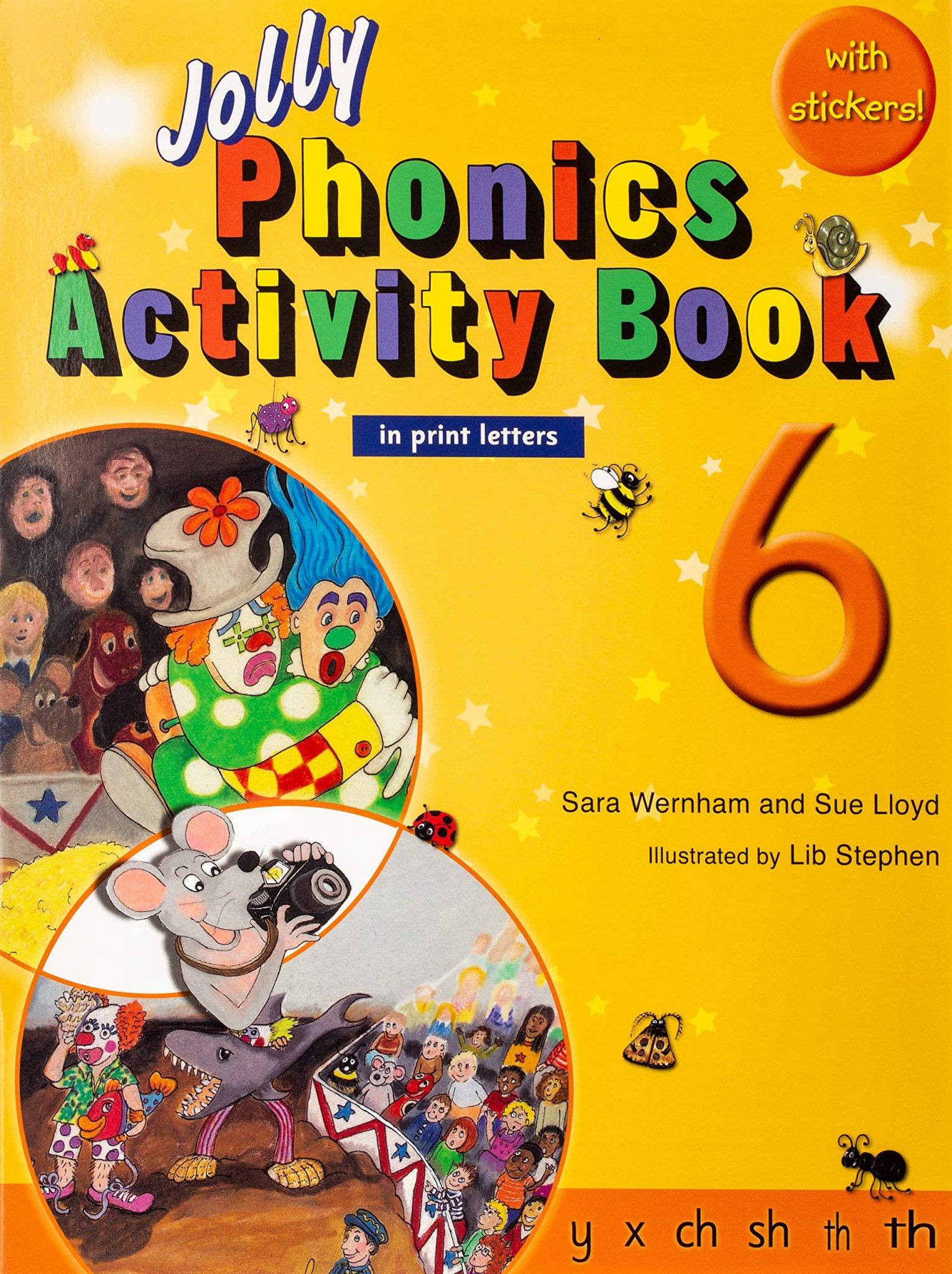 Jolly Phonics Activity Book 6 (Black and White) - Yangon Book Shop