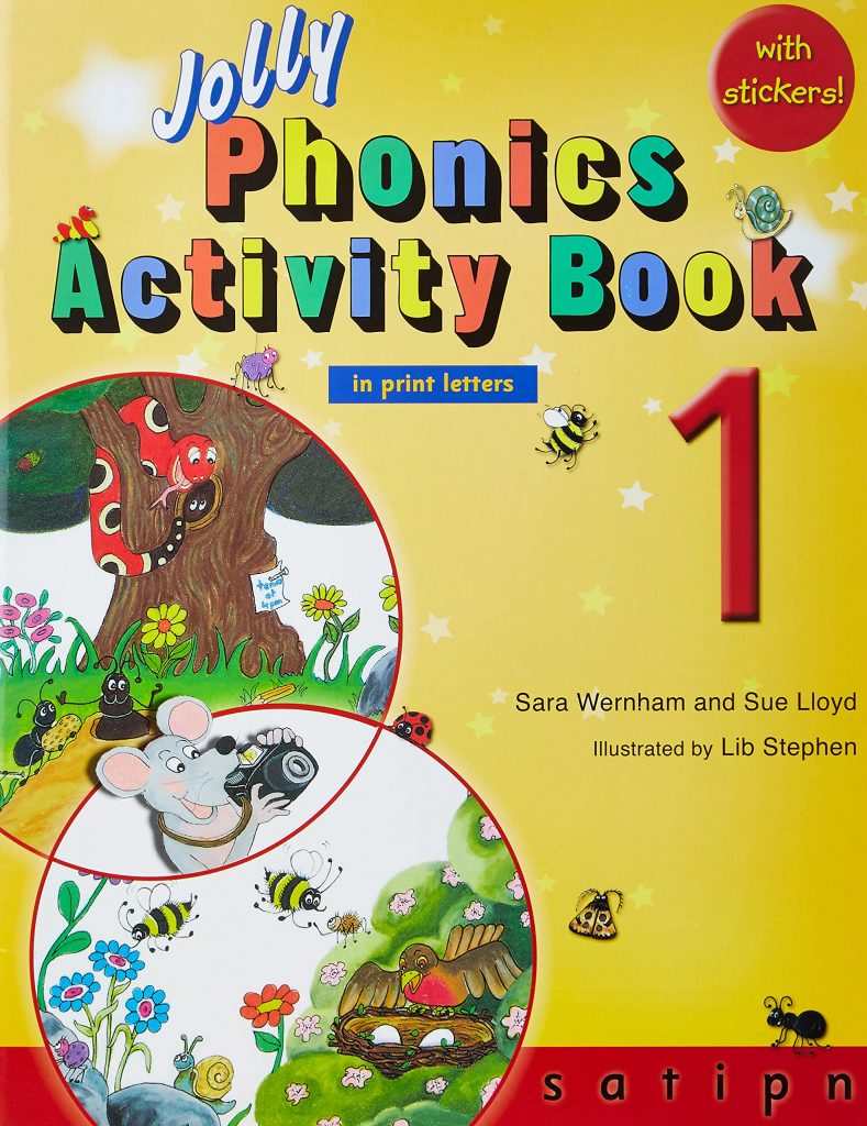 Jolly Phonics Activity Book 1 (Black and White) - Yangon Book Shop